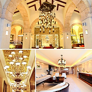 gezee E12 LED Corn Bulbs,15W LED Candelabra Light Bulbs 120 Watt Equivalent, 1500lm, Warm White 3000K LED Chandelier Bulbs, Decorative Candle, 4.1in*2.1in, Non-Dimmable LED Lamp(3-Pack)