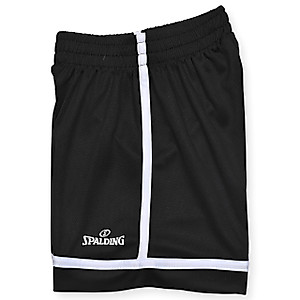 Spalding Boys 2 Pack Performance Basketball Shorts, Black/Black, 7