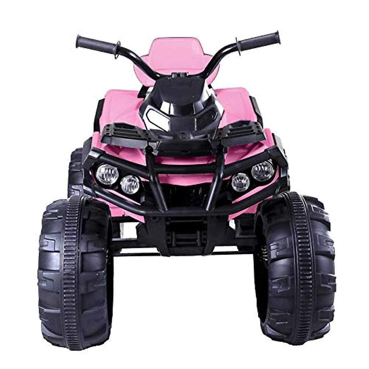 NC LEADZM LZ-906 ATV Double Drive Children Car with 45W12 12V7AH1 Battery Without Remote Control Pink