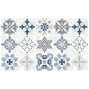 Moyishi Kitchen Backsplash Wallpaper Stickers Waterproof Oilproof High Temperature Resistant Transparent Art Design, 60cmx1M (White)