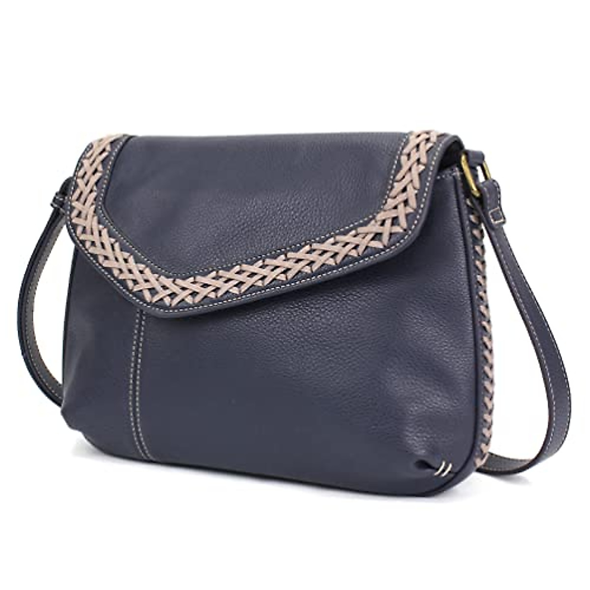 Braided Boho Crossbody - Charming Charms Daisy+HOPE - Navy
