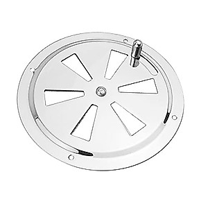 WSH 4'' BBQ Smoker Air Vent, Stainless Steel Pinwheel Grill Smoker Exhaust Vent Stove Air Vent Damper