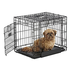 MidWest Homes for Pets Ovation Double Door Dog Crate, 24-Inch