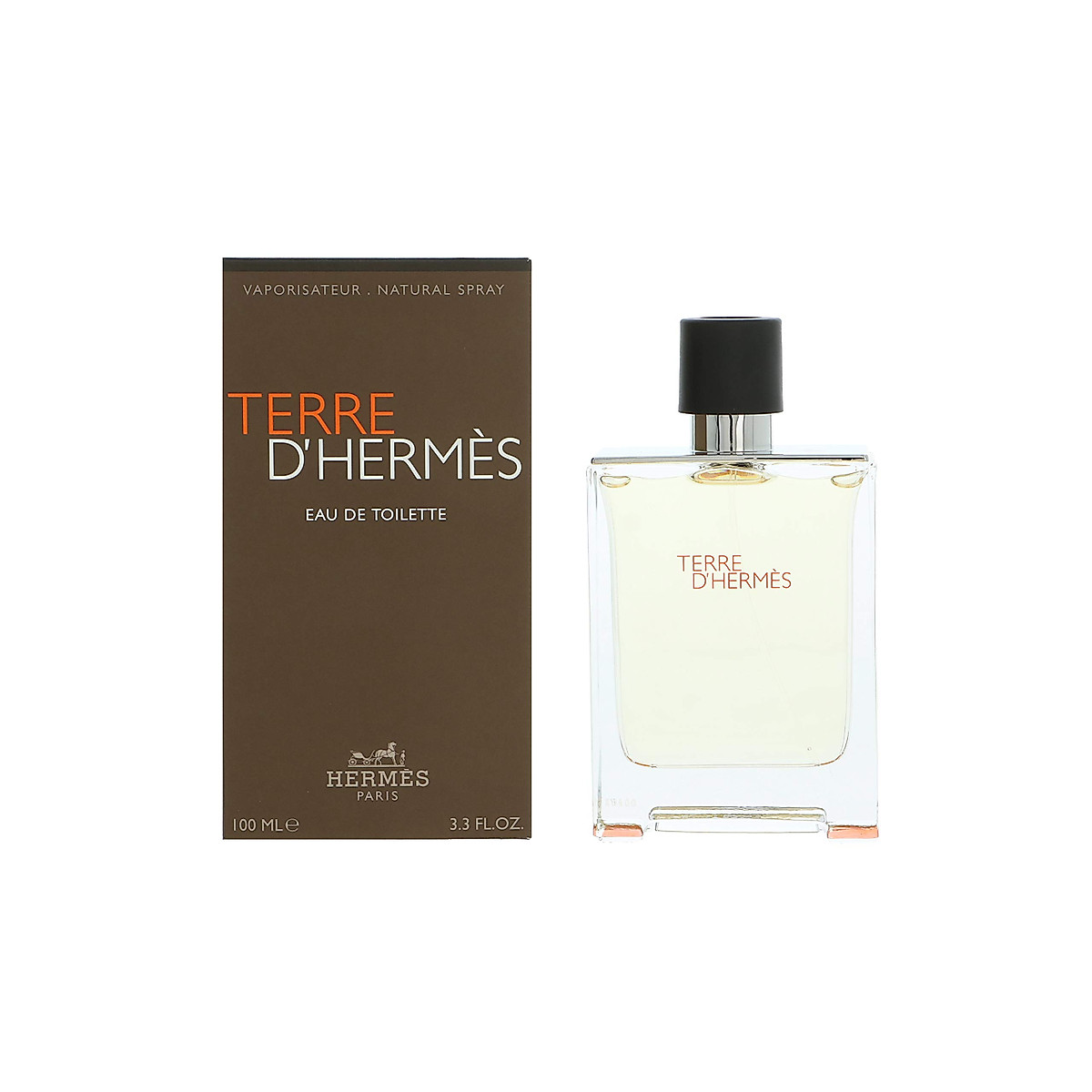 HERMÉS Terre D'Hermes Eau de Toilette spray for Men, 3.3 Ounce