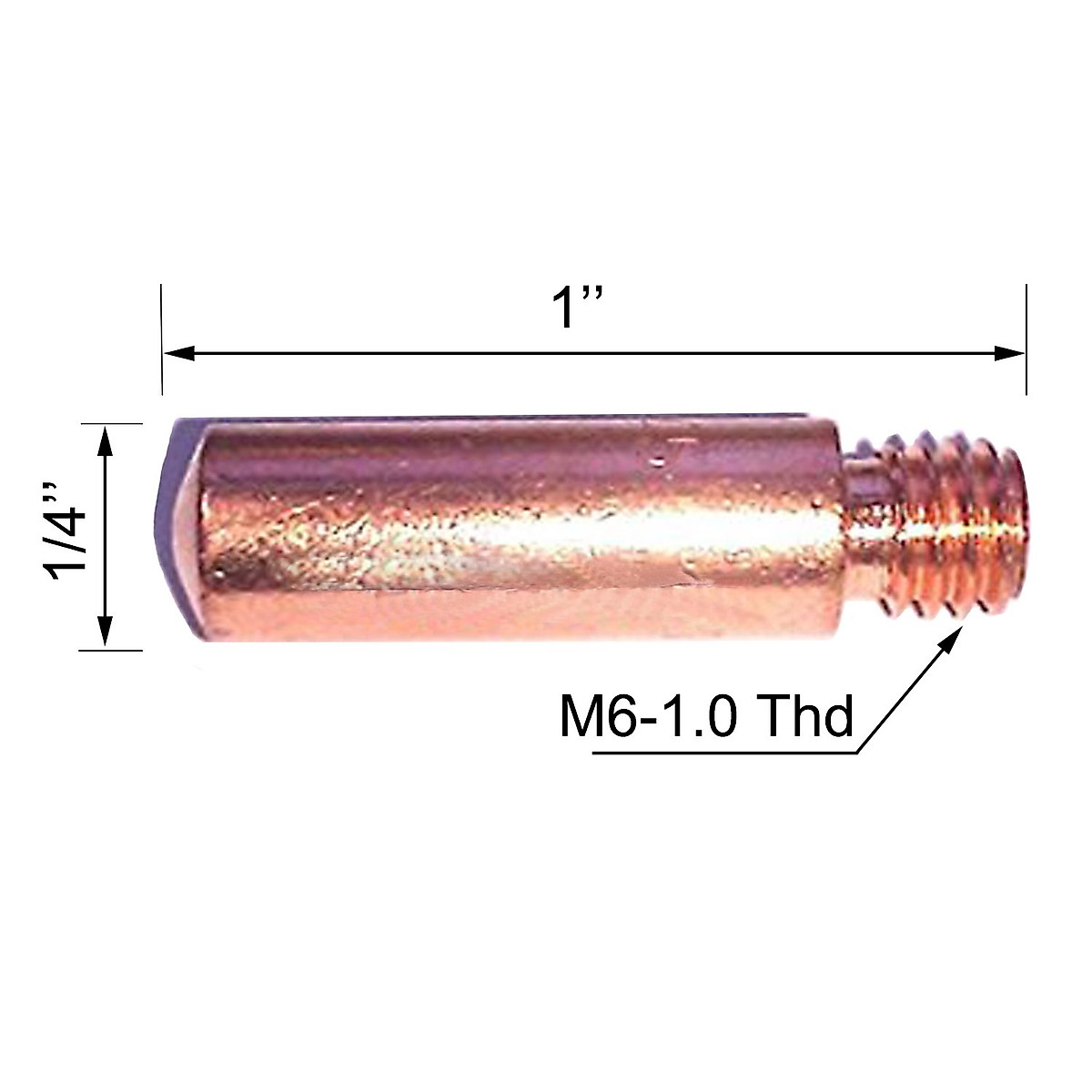 Contact Tips for Mig Welding 11-35 0.035",Compatible with Forney 60172,Binzel, Clarke and Tweco Mini/No.1 & Lincoln Magnum 100L MIG Welding Gun-40PK