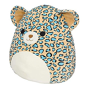 Squishmallows Official Kellytoy Plush 16" Liv The Teal Leopard - Ultrasoft Stuffed Animal Plush Toy