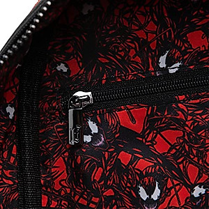Loungefly Marvel Glow in the Dark Carnage Cosplay Mini Backpack