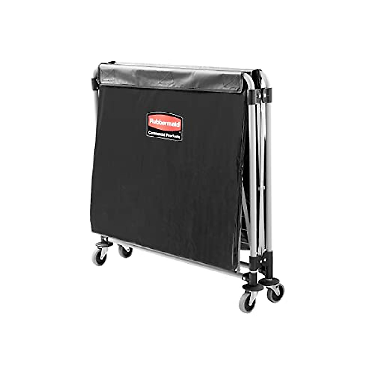 Rubbermaid 1881750 Collapsible X-Cart Steel Eight Bushel Cart 24 1/10W X 35 7/10D Black/Silver