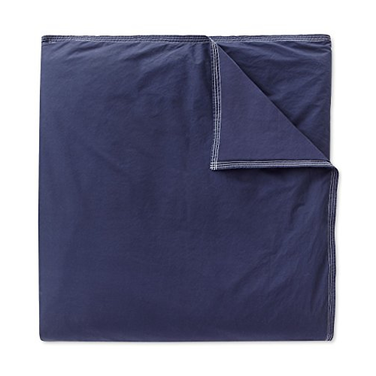 Lacoste Washed Solid Duvet Set, Indigo Blue, King (16270312)