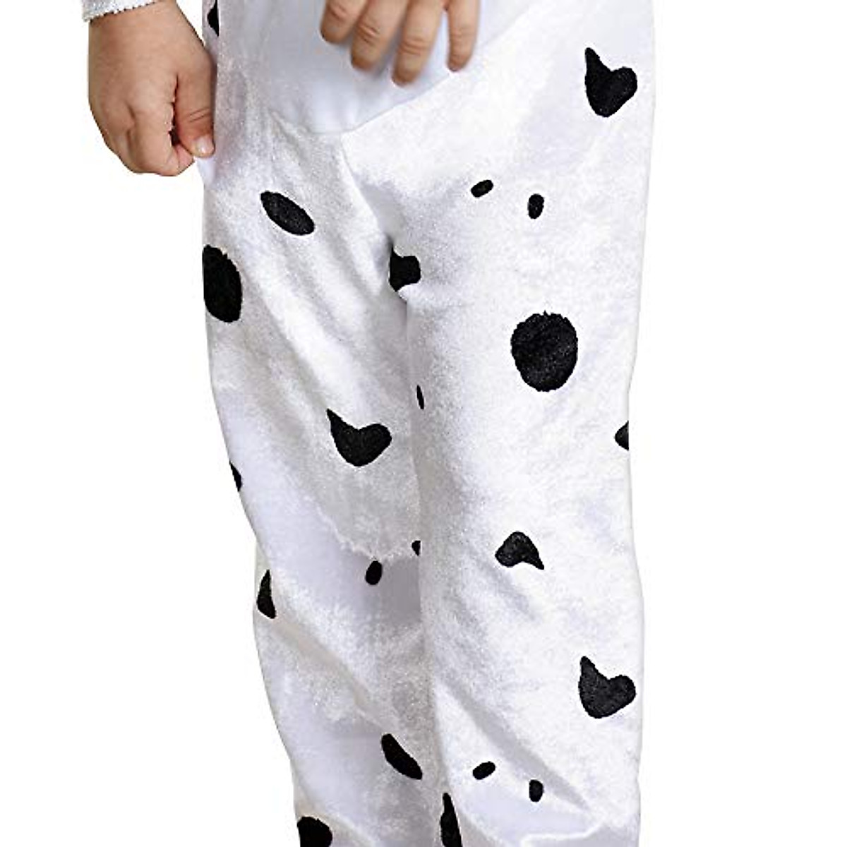 Dalmatian Costume for Toddlers, Officially Licensed 101 Dalmatians Costume Jumpsuit and Headpiece, Classic Toddler Size Extra Small (12-18 Months) Multicolored