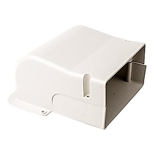 DiversiTech SpeediChannel 6" Wall Penetration Cover, 7.5" x 4" x 8" (230-WC6)