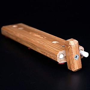 YuFanKits 4-Rod Ceramic Crock Stick Turn Box Sharpener Kitchen Whetstone Sharpening Tool, Fast and Effective Manual Sharpening Tool