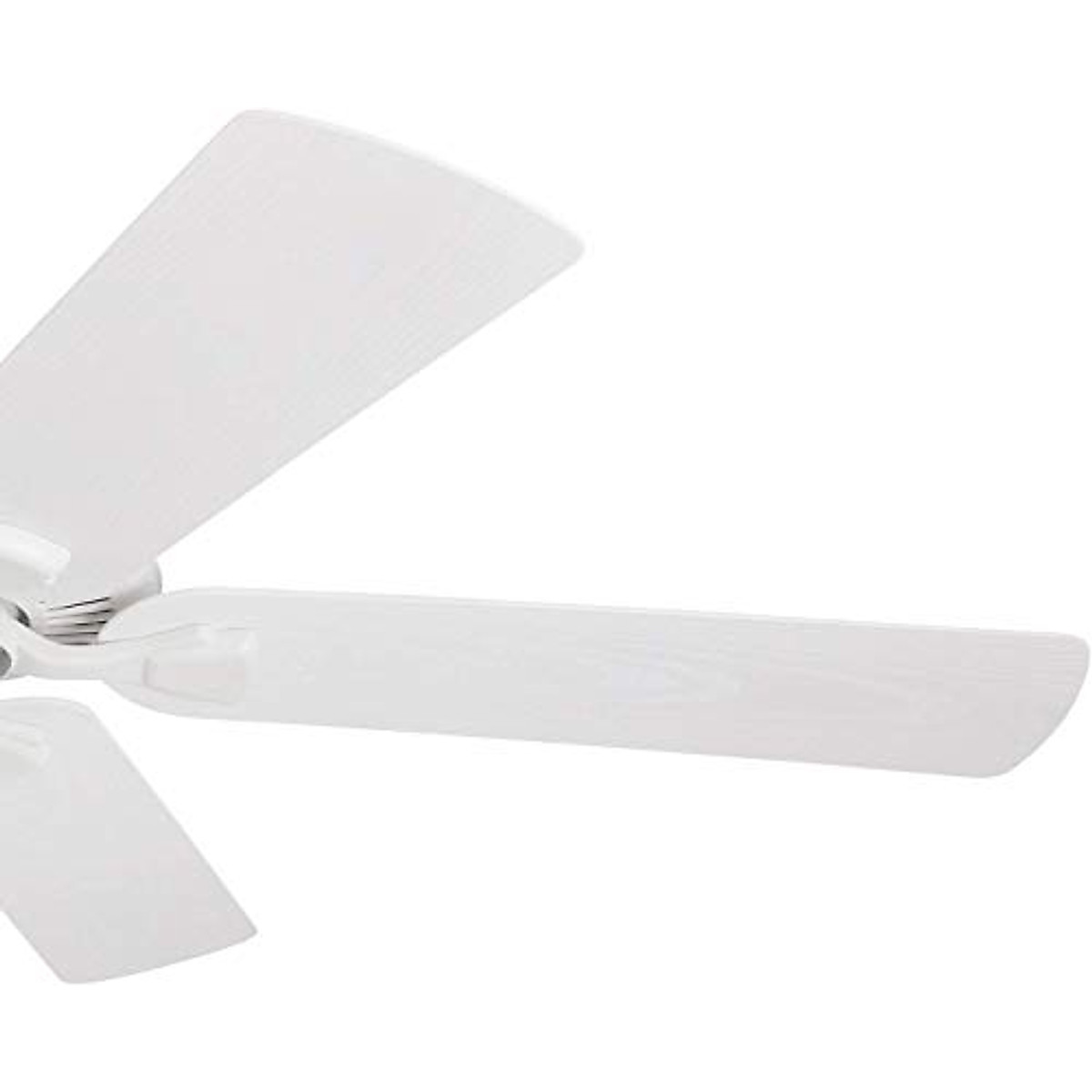 Honeywell Ceiling Fans Belmar, 52 Inch Traditional Indoor Outdoor LED Ceiling Fan with No Light, Pull Chain, Three Mounting Options, ETL Wet Rated, Reversible Motor - 50198-01 (White)