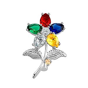 OES Jewelry OES Five Colors Necklace OES Sorority Jewelry Sorority Gifts (OES Five Colors pin)