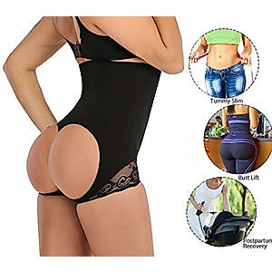 Hioffer 328 Women Waist Cincher Girdle Tummy Slimmer Sexy Thong Panty Shapewear