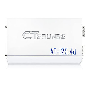 CT Sounds ATv2-125.4D 4-Channel 800-Watt Class D Competition Car Amplifier