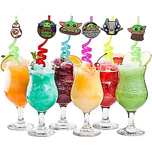 28 Pack Star Birthday Party Supplies Straws, Reusable Straws for Star Party Supplies, Party Supplies, Party Gifts, Perfect for Birthday Party Decorations, with 2 Cleaning Brushes