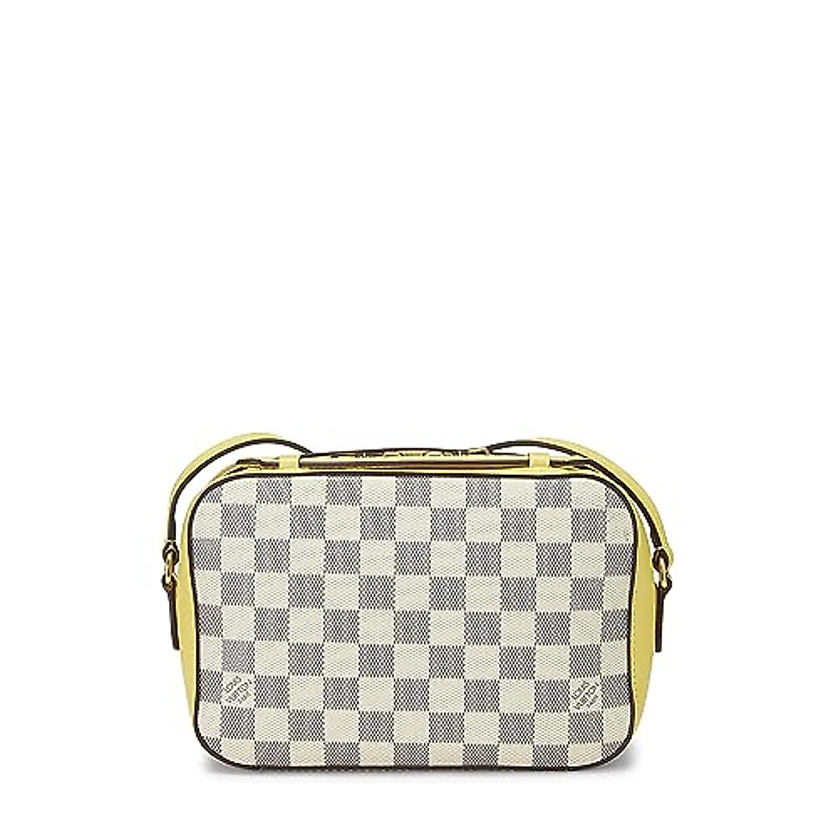 Louis Vuitton, Pre-Loved Yellow Damier Azur Saintonge, Yellow