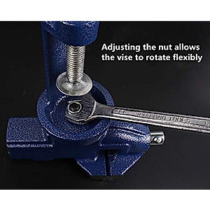 Vise Universal Rotate 360° Work Clamp-on Vise Table Vise, 3"