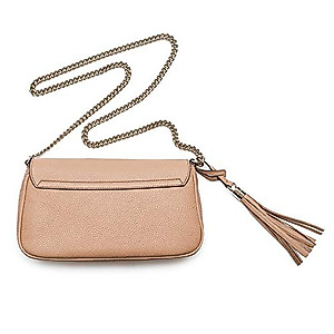 Gucci Soho Camelia Rose Beige Light Tan Leather shoulder bag New