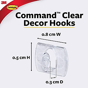Command 17026CLR-ES Decorating Clips, Clear, 20-Clips