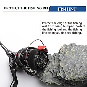 Dovesun Fishing Spool Belt Fishing Reel Protection Spinning Reels Fishing Reel Accessories 4pcs Small