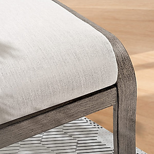 HAPPATIO 5 Piece Aluminum Outdoor Patio Furniture Set, Patio Chairs with Ottomans and Side Table, Balcony Furniture, Patio Conversation Set for Porch Garden (Gray)