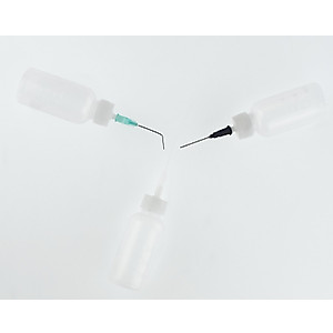 Dispensers Applicator Kit - Syringes, Plastic Squeeze Bottles, and Needle Tips Works for Precisely Delivery Grease, Oil Dispensing, Liquid Glue and Ink