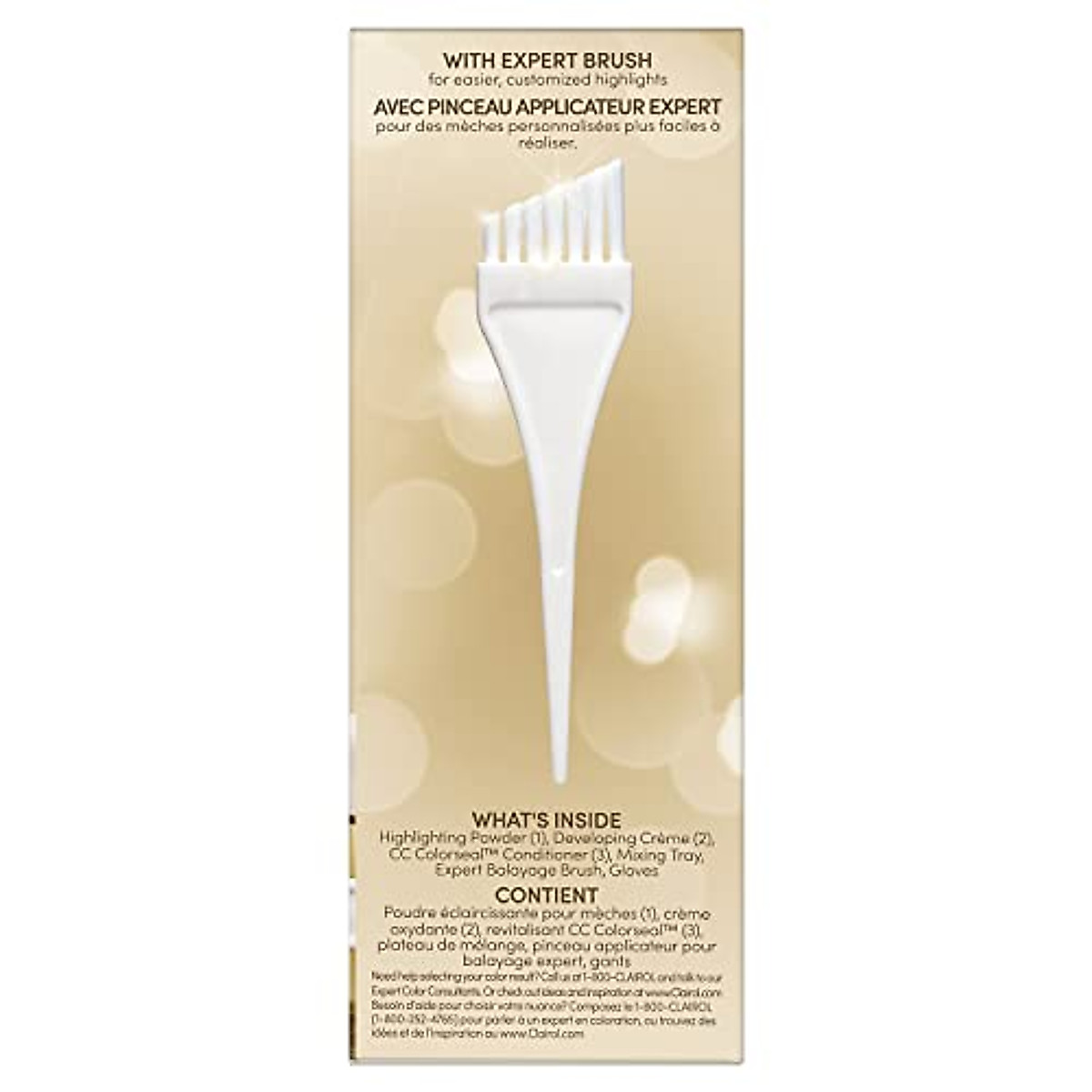 Clairol Nice'n Easy Balayage Permanent Hair Dye, Brunettes Hair Color, Pack of 3