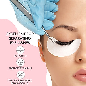 3D Beauty Biogel Eye Pads For Eyelash Extension, Under Eye Pads Eyelash Extension Supplies - 15 Sheets (30 Pairs)