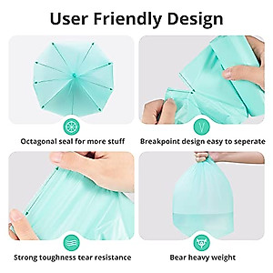 Small Compostable Trash Bags,1.2 Gallon Trash Can Liners,Strong Unscented Compost Bags Small,Small Bathroom Trash Bags for Home Office Car Pet Fit 4.5-5 Liter Trash Can,1-2 Gallon