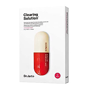 DR.JART+ Clearing Solution Sheet Facial Mask 5 Pc, 5count