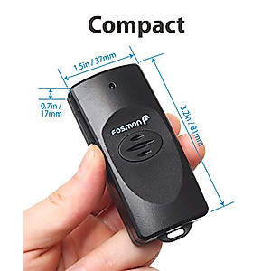 Fosmon WavePoint Wireless Remote Control Outdoor Electrical Outlet Switch Weatherproof Heavy Duty 3-Prong Plug-in ETL Listed (Battery Included) 1 Pack