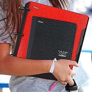 Five Star DuraShield Notetaking Composition Books, 4 Pack, 1 Subject, College Ruled Notebooks, 10-1/2" x 8", 100 Sheets, Black, Red, Blue, Green (850016-ECM)