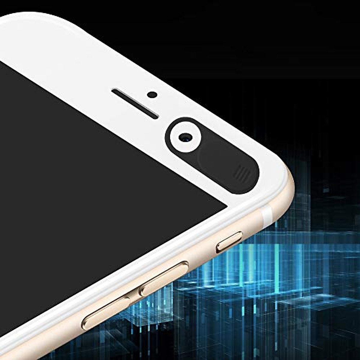 HOVTOIL 3Pcs Webcam Cover Ultra Thin Webcam Cover Camera Slider Privacy Protect Shield Compatible with Phone PC Security Cameras Cover Black