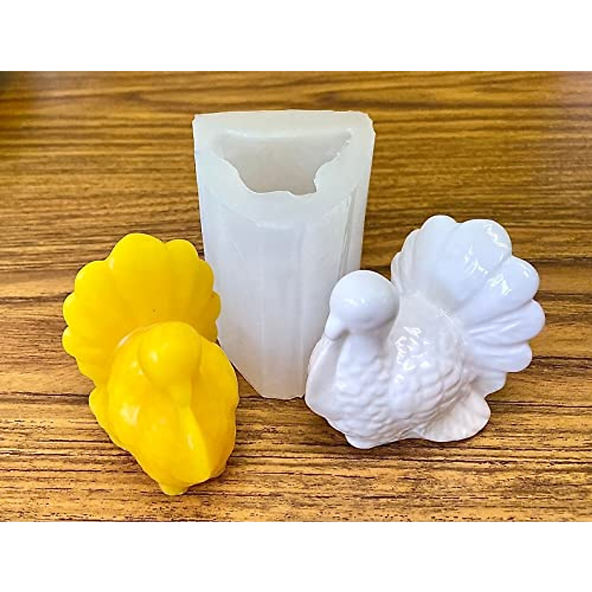 2 1/4'' small 3D silicone turkey mold candle soap TheHandmadeCharm
