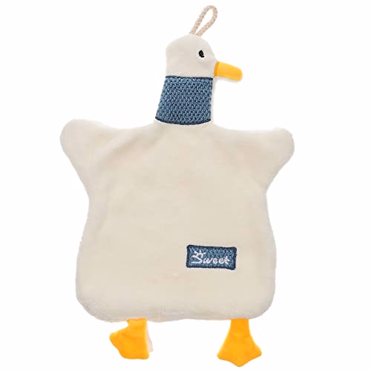 Adorainbow Baby Towels Baby Towels Hanging Hand Towels Cartoon Duck Hand Towels with Hanging Absorbent Coral Fleece Towel for Bathroom Kitchen White Bathroom Hand Towels Bathroom Hand Towels