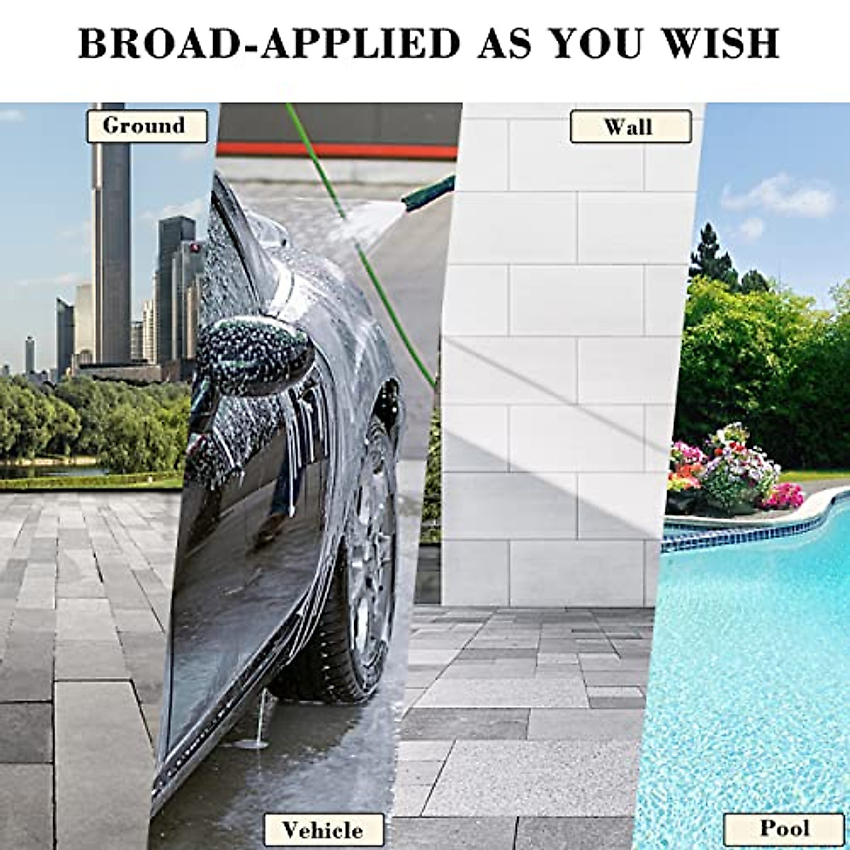 PWACCS Pressure Washer Hose for Power Washer – 3600 PSI High Pressure Replacement Hose – 1/4" x 25 FT Flexible Power Washing Extension Hose – Compatible with M22 Fittings