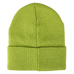 Bioworld Grinch Face Green Embroidered Cuffed Knitted Beanie for Christmas