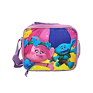 Dreamworks Trolls Lunch Box Bundle ~ Trolls Lunch Bag For Girls | Trolls School Supplies With Trolls Stickers And More! (Trolls Lunch Containers)