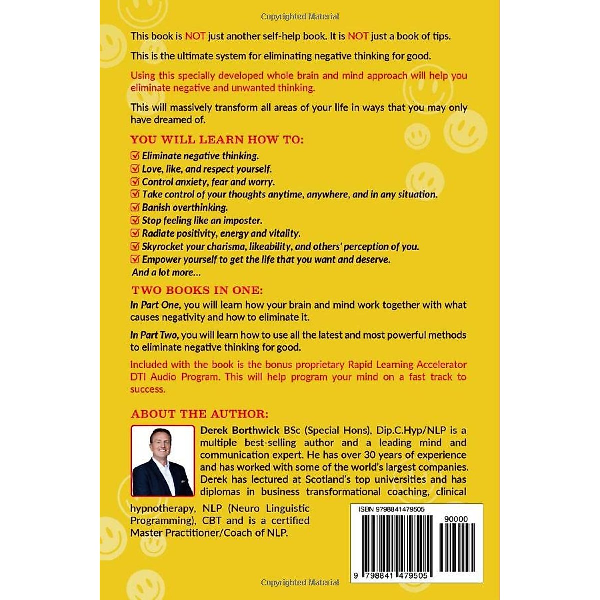 How to Eliminate Negative Thinking: Learn To Control Your Thoughts, Overthinking, Negativity Bias, Heal Toxic Thoughts & Master Positive Self Talk & Self Acceptance In Your Business & Personal Life