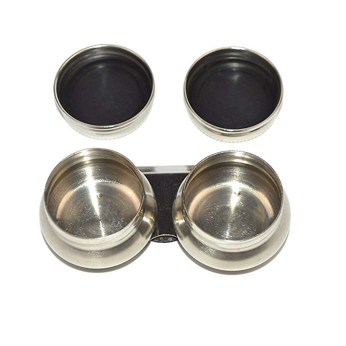 MyLifeUNIT Paint Brush Washer (Large) and Double Dipper Palette Cup Bundle