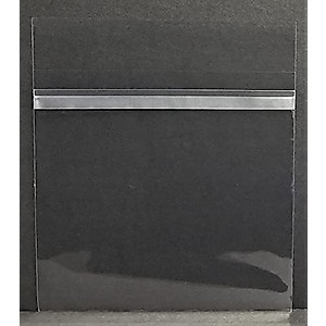 45rpm (x100) 2mil Seal Up Outer Plastic Sleeves for Seven Inch Vinyl (+1 Free Dj Magnet)