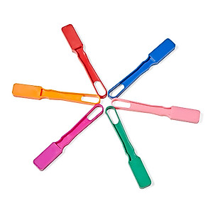 hand2mind Rainbow Magnetic Wand Set for Kids for 5-10, 8 Inch with Magnet Bar, Use for Sewing, Science Experiments, Bingo, Fridge, and Magnetic Concepts, Homeschool Supplies (Pack of 6)