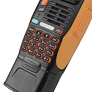 BAOFENG GT-3TP 3800mAh 8W High Power Two Way Radio, Long Range Walkie Talkie for Adults, Extended Rechargeable 3800mAh Li-ion Battery, with Earpiece and Car Charger