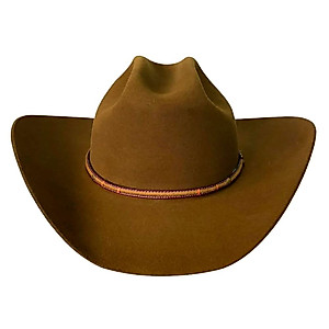 Stetson Men's 4X Powder River Felt Pinch Front Cowboy Hat (Mink, 7 3/8)