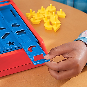 Hasbro Gaming Perfection Game for Kids Ages 5 and Up, Pop Up Game, Customize The Tray for Over 250 Combinations, Kids Games, Games for 1+ Players