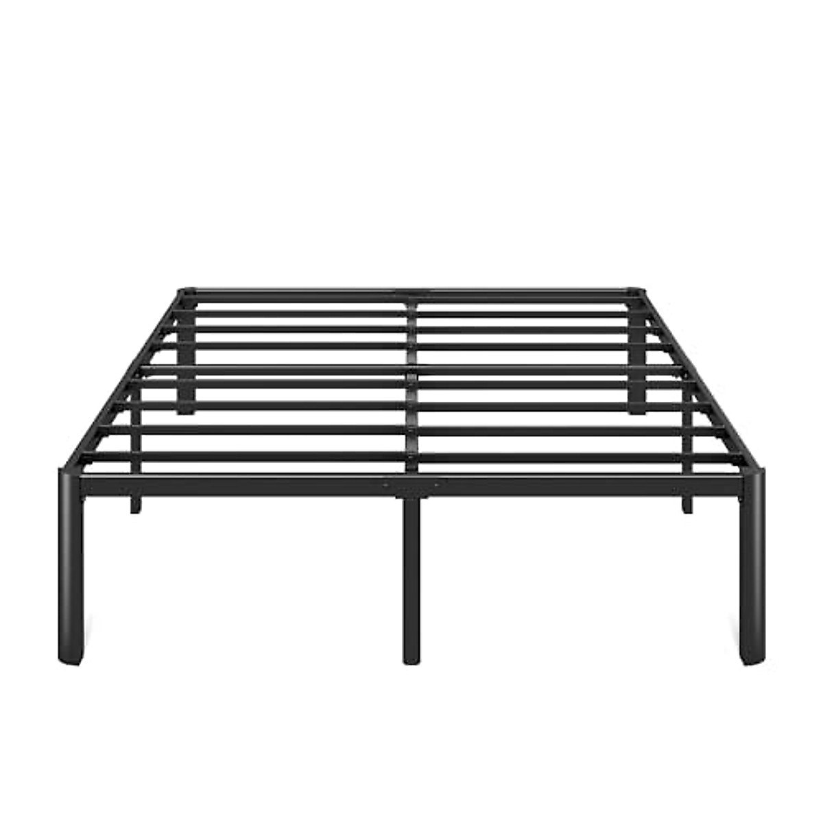 Zinus Van 16 Inch Metal Platform Bed, Steel Slat Support, No Box Spring Needed, Eco Friendly WonderBox Packaging, Easy Assembly, Black, Queen