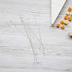 STOBAZA 10pcs Replacement Cheese Slicer Wires 5.5 Inch Cheese Cutter Stainless Steel Cheese Wire Pie Slicers for Home Restaurant Kitchen Cutting Supplies