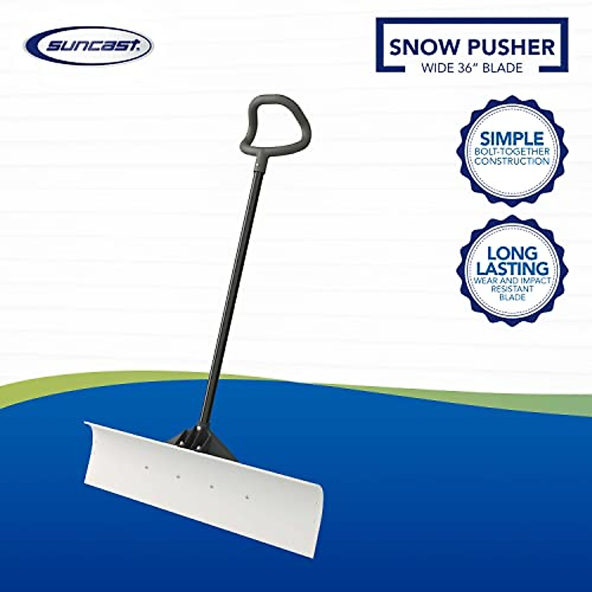 Suncast SPUH 3600D UHMW Snow Pusher